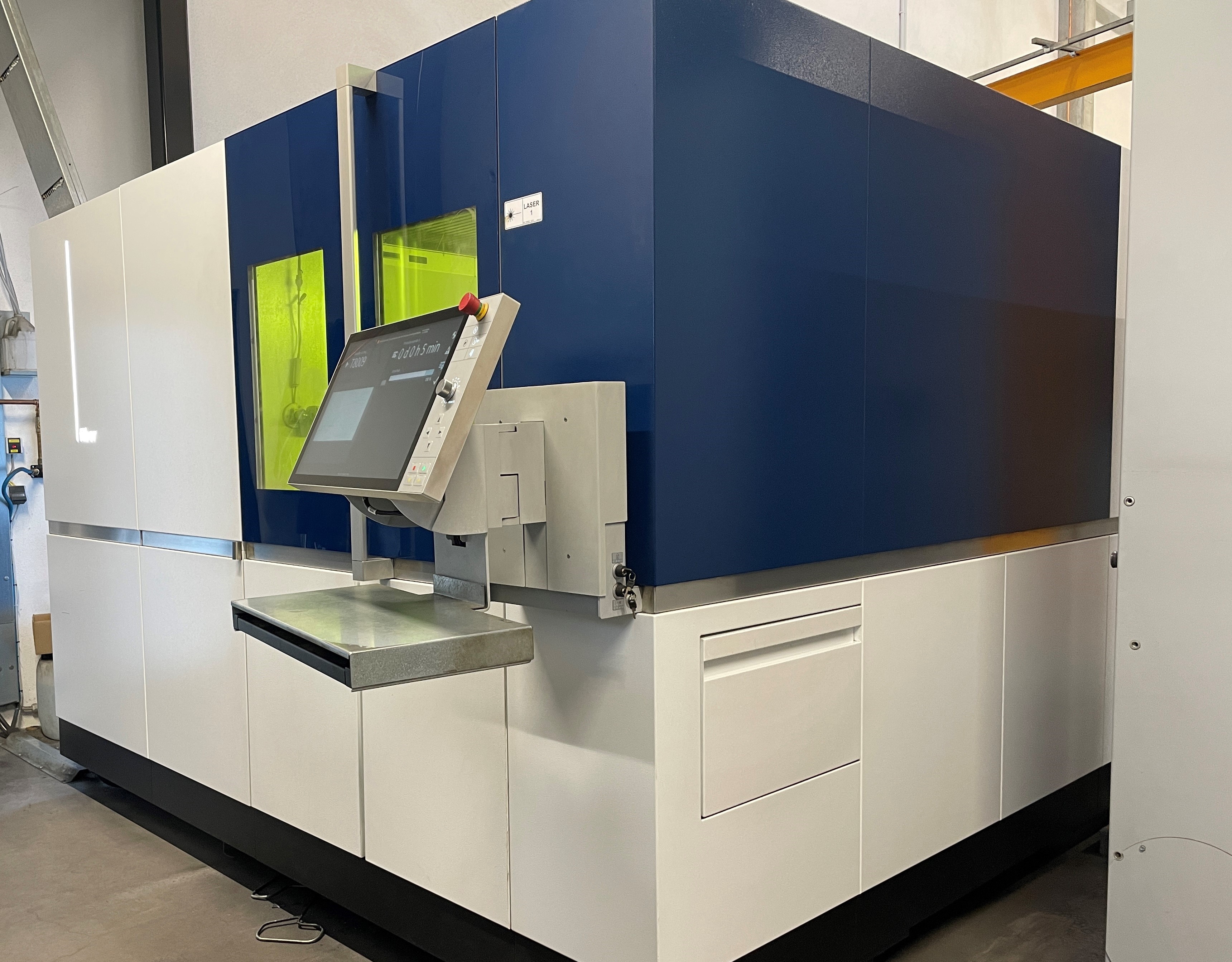 LASER CUTTING MACHINE TRUMPF TRULASER 5030 FIBER (L76), 10000 WATT, LM ...