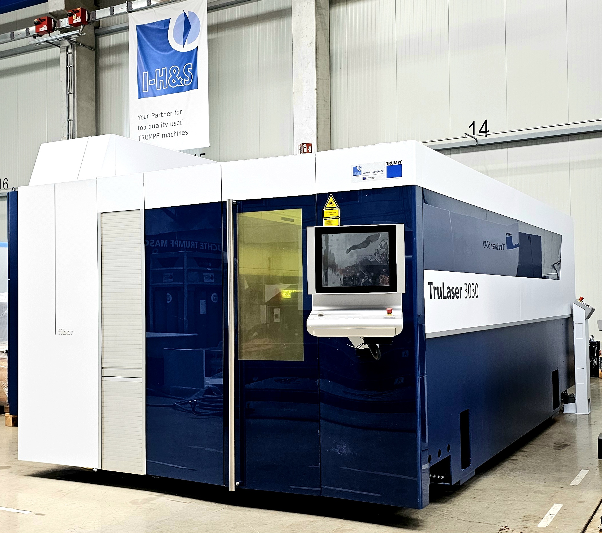 LASER CUTTING MACHINE TRUMPF TRULASER 3030 FIBER (L49) - I-H&S