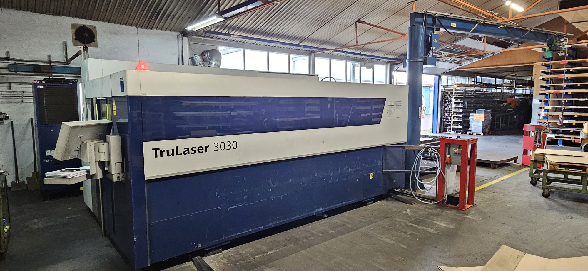 LASER CUTTING MACHINE TRUMPF TRULASER 3030 fiber (L49), 4000 WATT, LM ...