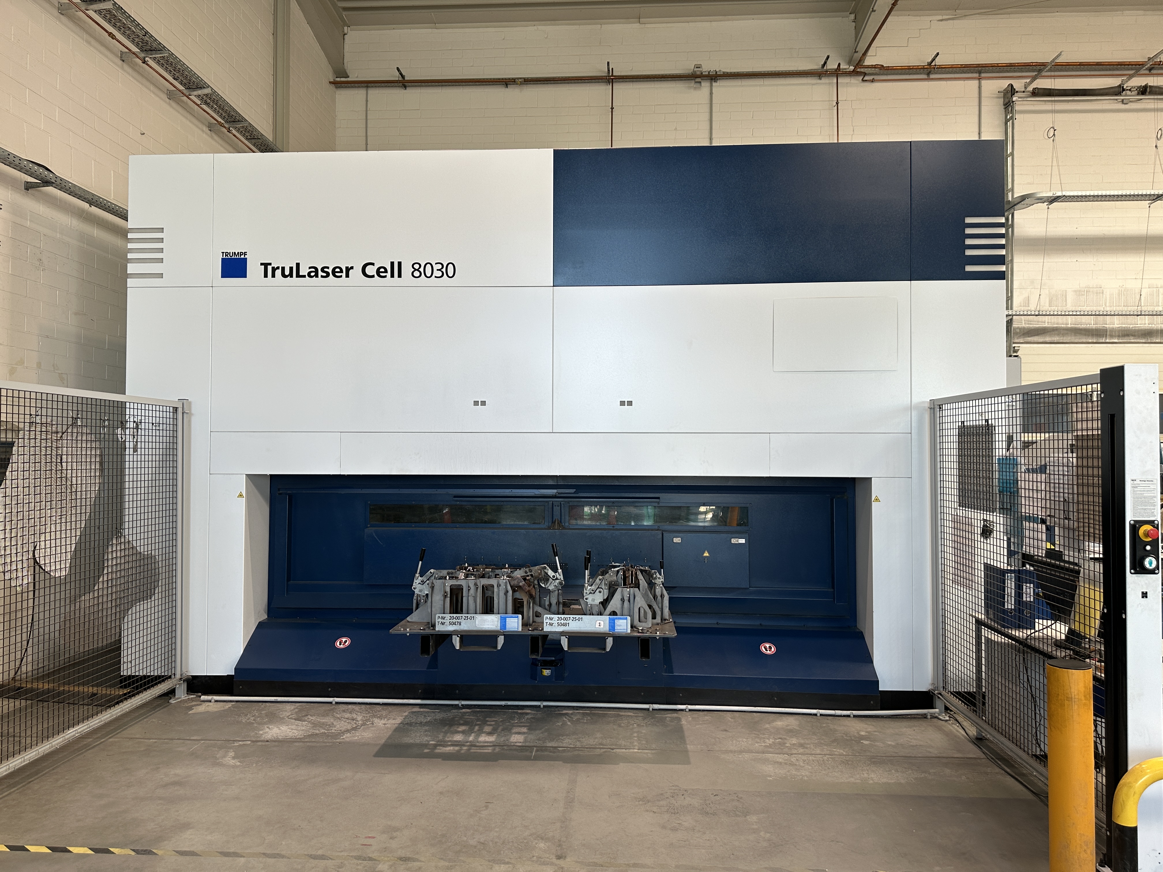 LASER CUTTING MACHINE TRUMPF TRULASER 8030 CELL 8030 FIBER (L60), 3000 ...